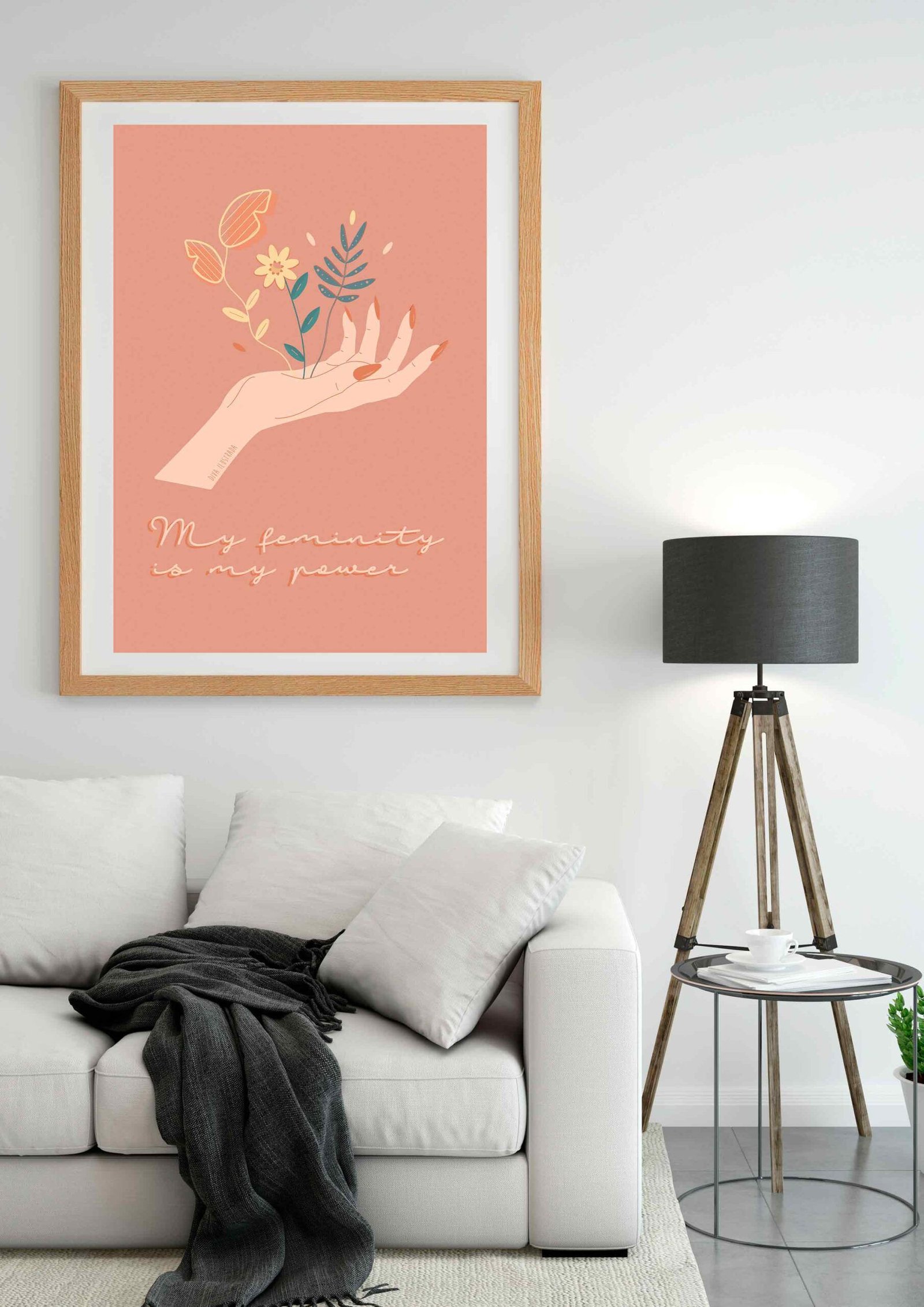 My feminity is my power - Diva Ilustrada